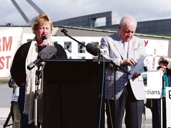 Community advocate Mary Morris in Canberra