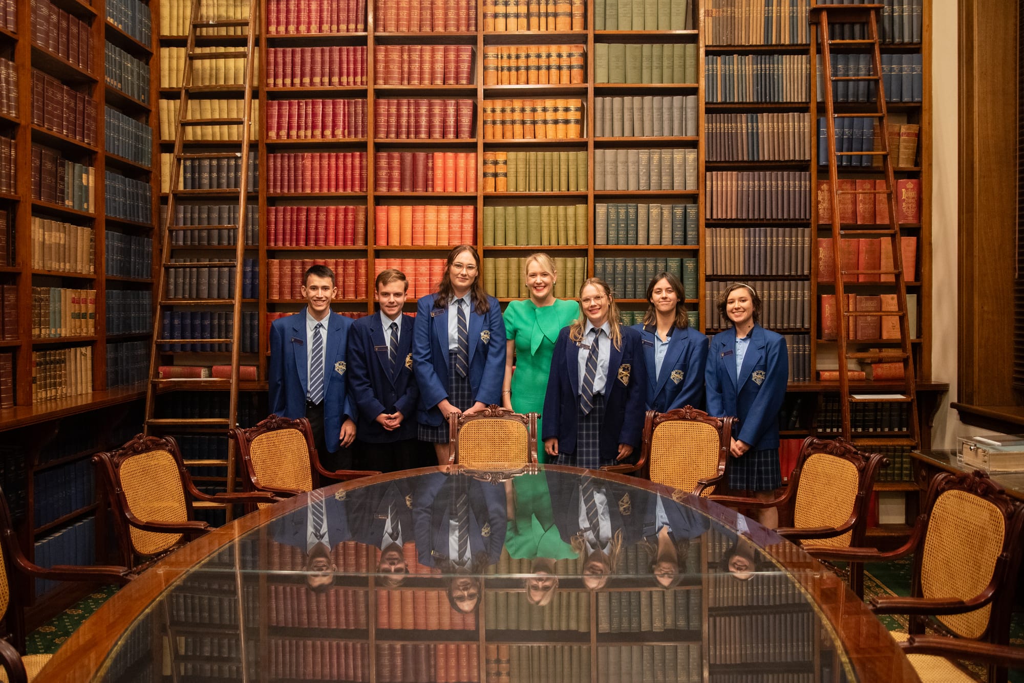 Students of all ages visiting Parliament House